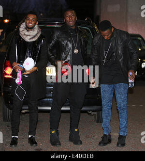 Rough Copy outside the ITV studios Featuring: Rough Copy Where: London ...