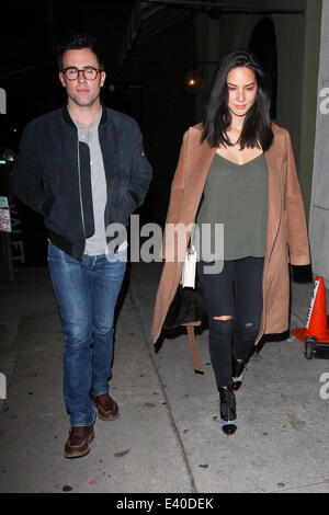 Olivia Munn out for dinner at Craig's Featuring: Olivia Munn Where: Los ...