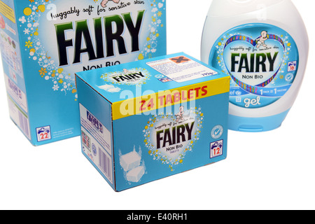 Fairy washing powder tablets Stock Photo - Alamy