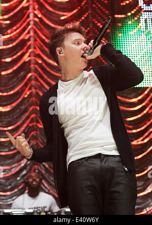 Conor Maynard performing at Radio City Live in Liverpool Echo Arena ...