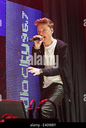 Conor Maynard performing at Radio City Live in Liverpool Echo Arena ...
