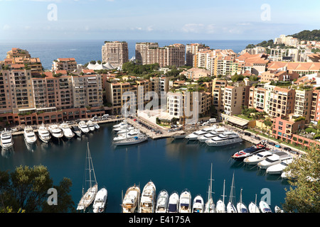 Monaco, view over port Stock Photo - Alamy