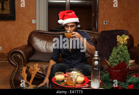 Corbin Bleu Celebrates Christmas with Family Enjoying Ciroc Cocktails ...