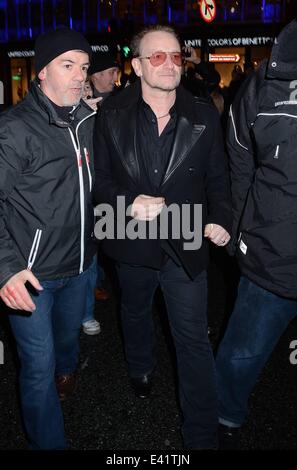 Bono's security guard cut his hand while protecting the U2 star at his ...