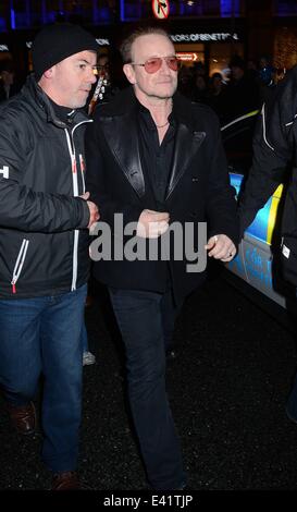 Bono's security guard cut his hand while protecting the U2 star at his ...