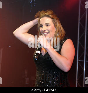 X Factor winner Sam Bailey performs at G-A-Y on New Year's Eve 2013 ...