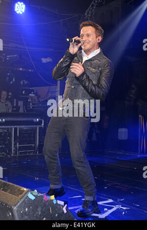 Boy Band 911 perform live on stage at G-A-Y Featuring: Jimmy Constable ...