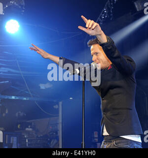 Boy Band 911 perform live on stage at G-A-Y Featuring: Simon 'Spike ...