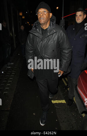 Samuel L Jackson outside at the Ivy restaurant in London Featuring ...