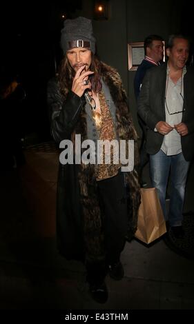 Steven Tyler spotted leaving Craig's restaurant in West Hollywood ...