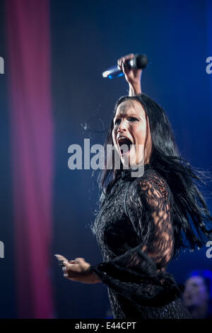 Tarja performing live in concert at the Aula Magna Featuring: Tarja ...