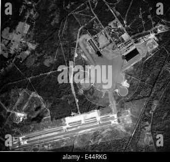 A photograph capturing an overhead view of NAS Guantanamo Bay, a U.S ...