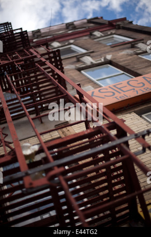 fire escape on the house Stock Photo - Alamy
