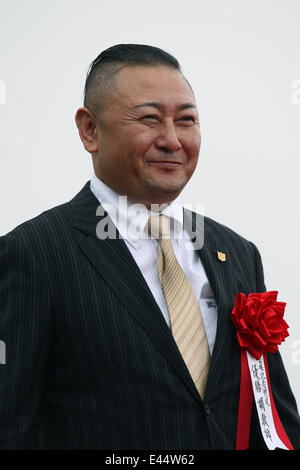 Hyogo, Japan. 29th June, 2014. (L-R) Masahiro Matsuoka, Masaki Ryu ...