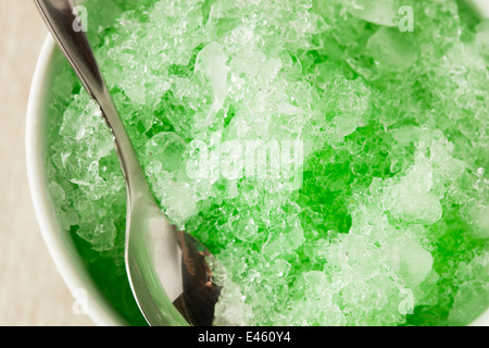 Refreshing Homemade Shaved Ice in a Bowl Stock Photo - Alamy