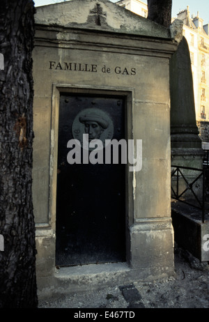 AJAXNETPHOTO. PARIS, FRANCE. - TOMB OF DE GAS FAMILY-ARTIST EDGAR DEGAS ...