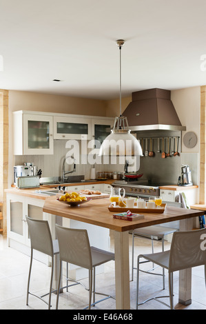 An Arthur Bonnet kitchen with informal dining area. The cooker La ...