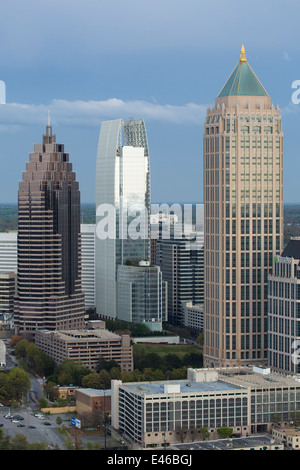 Atlanta Downtown street view on a sunny day - ATLANTA, USA - APRIL 18 ...