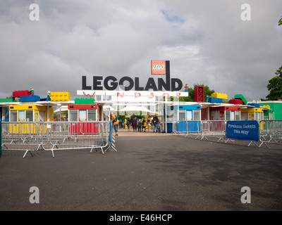 Entrance to Legoland Theme Park Windsor UK Stock Photo - Alamy