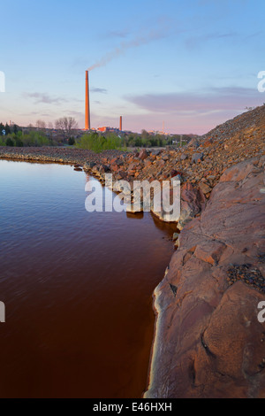 Barren and rust colored landscape of Red Rock Canyon, Nevada Stock ...