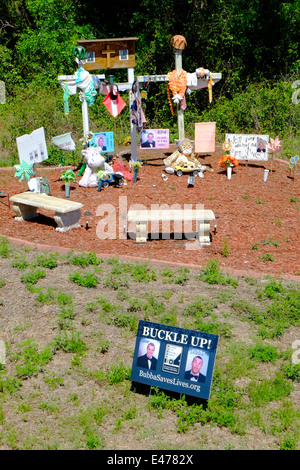 site of auto accident Stock Photo - Alamy