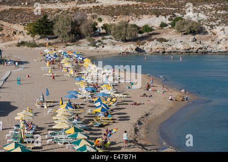 Griechenland, Rhodos, Charaki, Agathi-Strand Stock Photo - Alamy