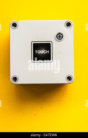 Light switch used to turn on a human brain. Traditional illustration on ...