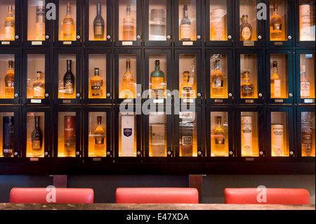 Whisky lockers for privileged clients in the Great Scots Bar at Cameron ...