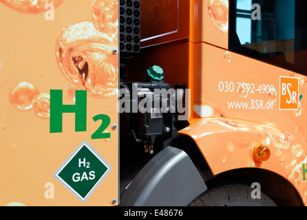BSR garbage trucks with hydrogen fuel cell Stock Photo - Alamy
