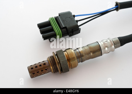 Oxygen Lambda sensor for car vehicle exhaust emissions Stock Photo - Alamy