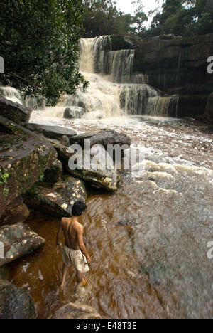 Waterfalls Popokvil. Bokor National Park. Popokvil WaterfallPopokvil ...