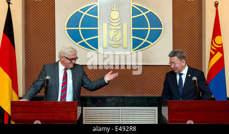 Ulan Bator, Mongolia. 06th July, 2014. German Foreign Minister Frank ...