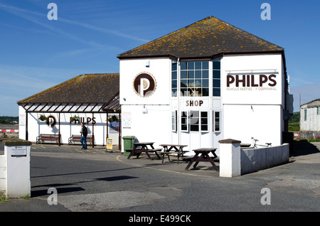 Philps Cornish pasty shop in Porthleven, Cornwall, UK, Philps Pasties ...