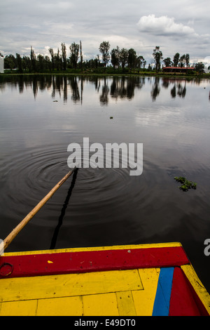 Colorful traditional mexican boats trajineras Stock Photo - Alamy