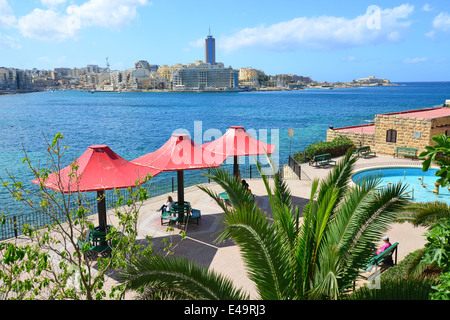 Beach promenade, Exiles Bay, Sliema (Tas-Sliema), Northern Harbour ...