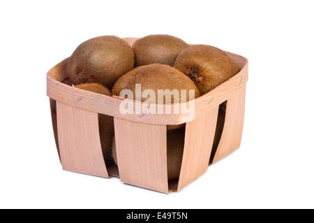 Kiwi in a box isolated Stock Photo - Alamy