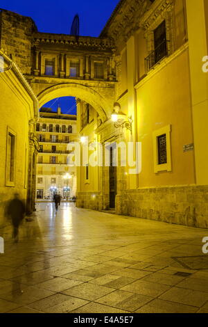 Historic streets in Valencia, Spain Stock Photo - Alamy