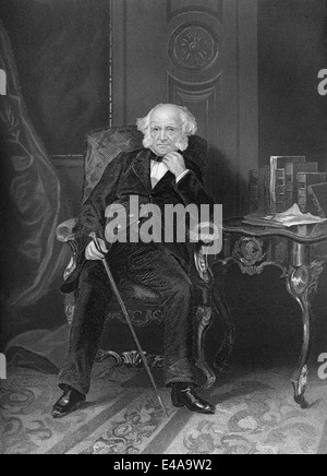 Martin Van Buren (1782-1862), 8th President of the United States, 1837 ...