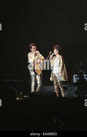 Taiwan pop group Sodagreen hold concert in Taipei,China on Friday July ...