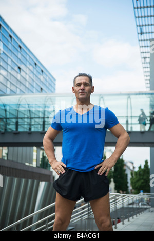 Germany, Baden-Wuerttemberg, Mannheim, confident mature man in ...