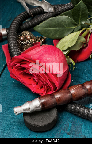 composition with shisha and accessories Stock Photo - Alamy