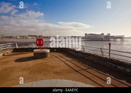 The rebuilt Grand Pier (2010) from Knightstone Island at Weston-super ...