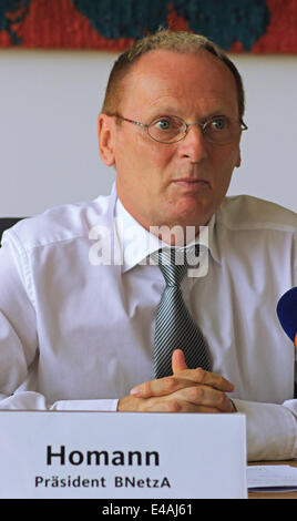 Rotenburg, Germany. 07th July, 2014. Jochen Homann, Chief of the ...