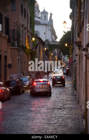 Via Giulia's arch, Rome, Italy Stock Photo - Alamy