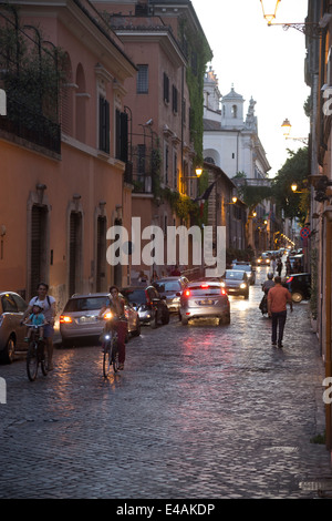 Via Giulia's arch, Rome, Italy Stock Photo - Alamy