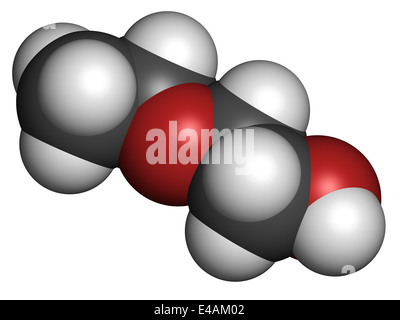 2-ethoxyethanol solvent molecule. Can dissolve many types of molecules ...