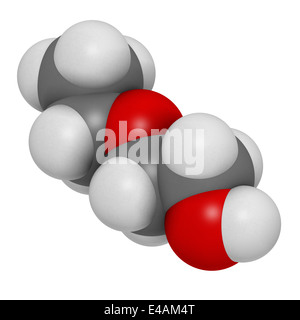 2-ethoxyethanol solvent molecule. Can dissolve many types of molecules ...