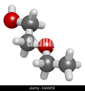 2-ethoxyethanol solvent molecule. Can dissolve many types of molecules ...