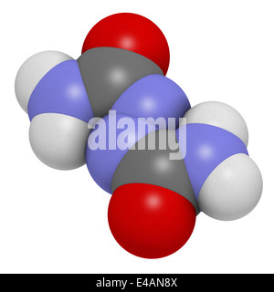 Azodicarbonamide food additive molecule. Used in bread production as ...