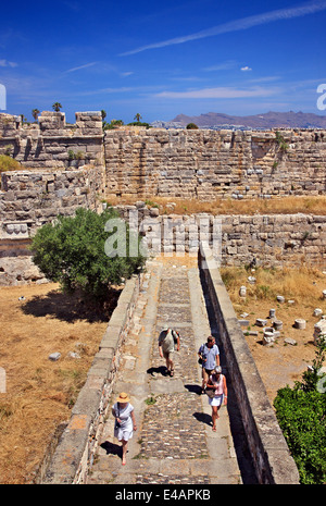 Inside the castle of Neratzia (or "Nerantzia"- Castle of the Knights ...